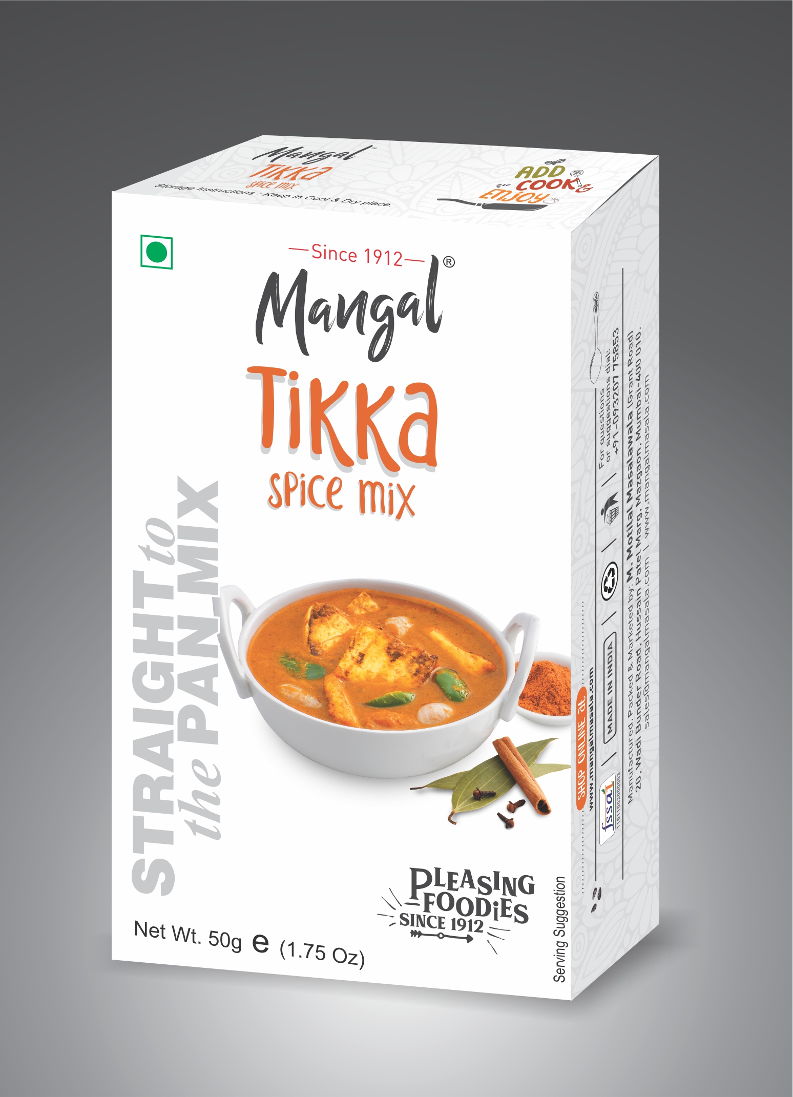 Tikka Spice Mix Indian Spices Recipe - Mangal Masala