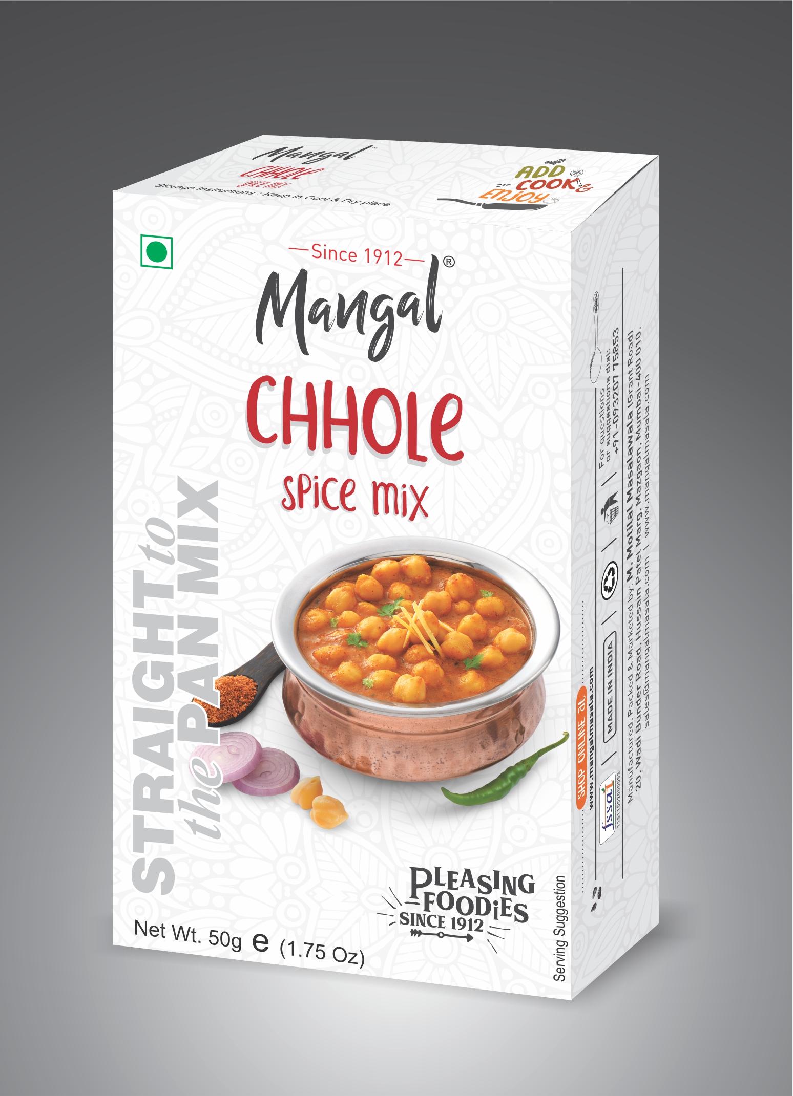 Chhole Spice Mix Indian Spices Recipe - Mangal Masala